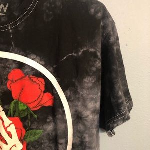 Popular Poison | Tops | Blessed Med Black Tie Dye Tshirt | Poshmark